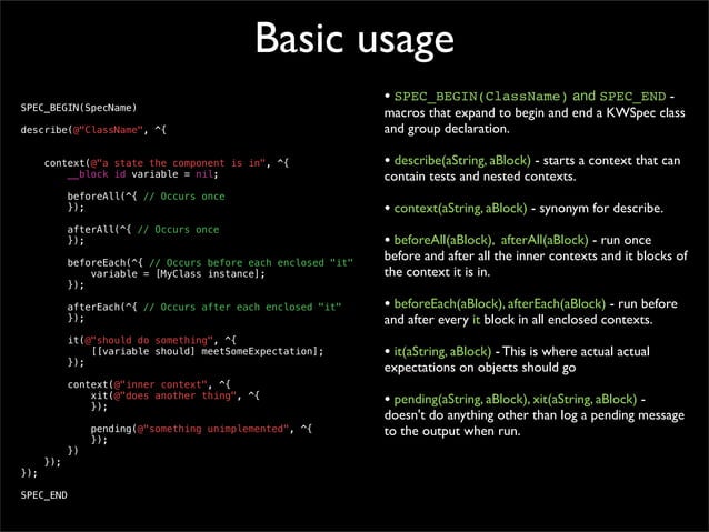 Bdd for ios with kiwi | PDF