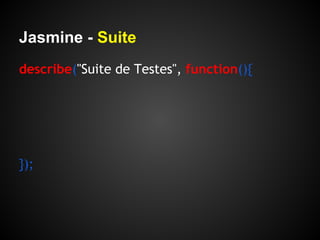 BDD & Jasmine Framework | PPT | Download Gratuito