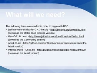 Introduction to Behavior Driven Development | PPT