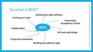 Behaviour Driven Development (BDD) - Closing the Loop on a Great Fiori UX | PPTX | Technology ...