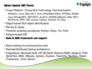 Behavior Driven GUI Testing | PPT