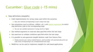 BDD using Cucumber JVM | PPT