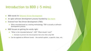 BDD using Cucumber JVM | PPT
