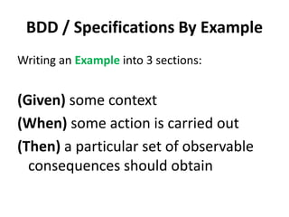 Behavior Driven Development with Cucumber | PPT