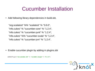 BDD with Cucumber | ODP