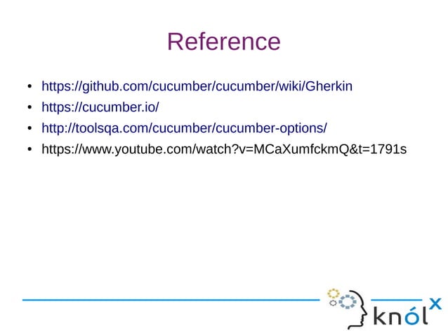 BDD with Cucumber | ODP | Programming Languages | Computing