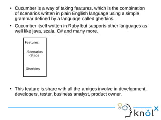 BDD with Cucumber | ODP | Programming Languages | Computing