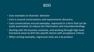 Introduction to Bdd and cucumber | PPTX