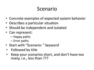 Bdd – with cucumber and gherkin | PPTX