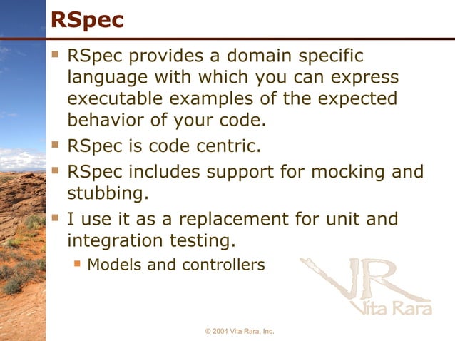 Behavior Driven Development with Rails | PPT | Free Download