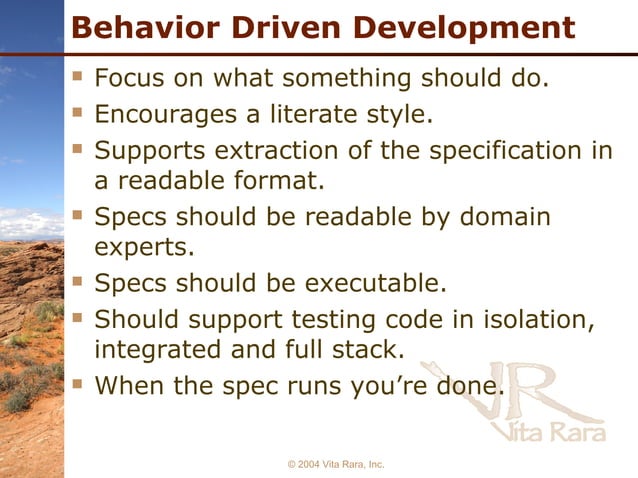 Behavior Driven Development with Rails | PPT