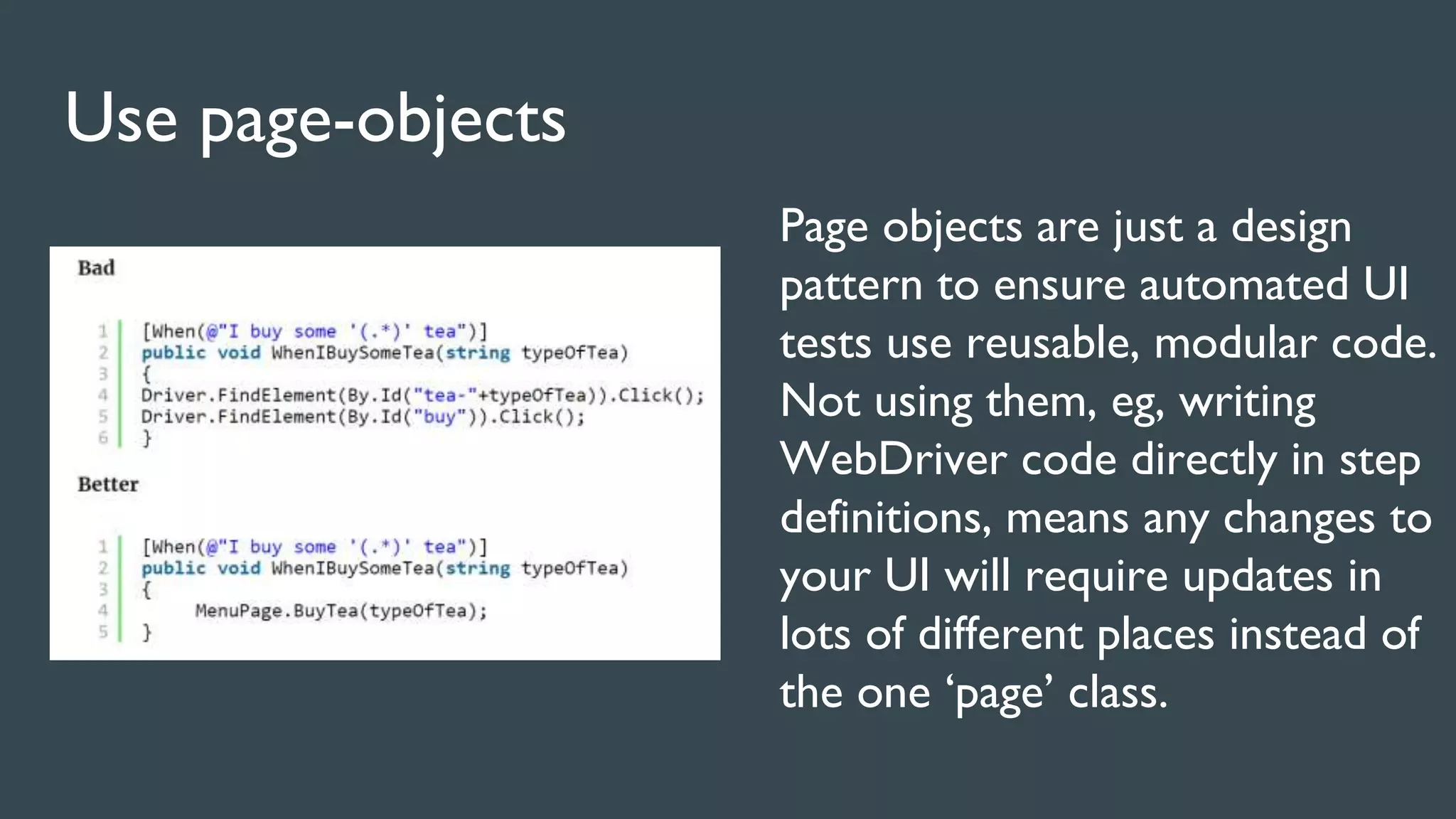 BDD with SpecFlow and Selenium | PPTX