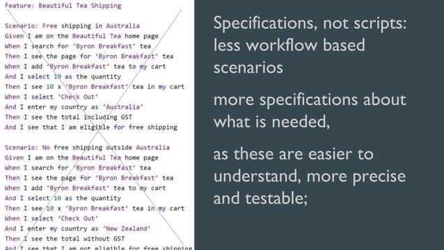 BDD with SpecFlow and Selenium | PPTX | Web Development | Internet