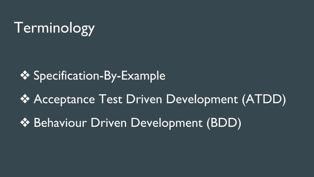 BDD with SpecFlow and Selenium | PPTX | Web Development | Internet