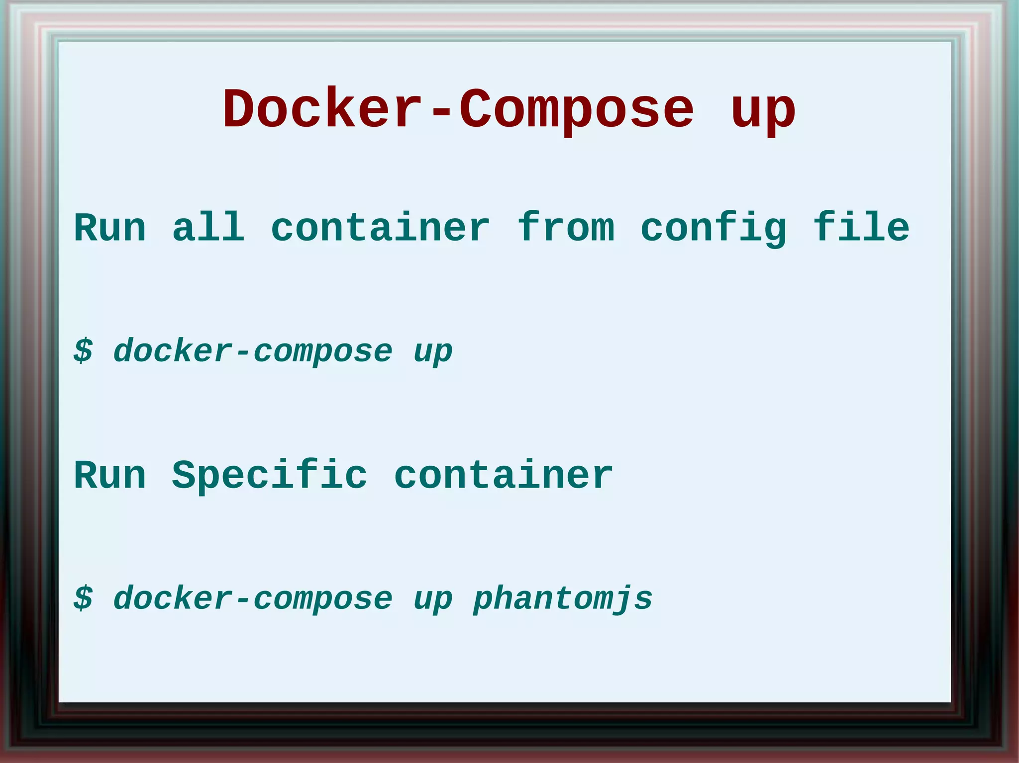 Dockerizing BDD : Ruby-Cucumber Example | PPT