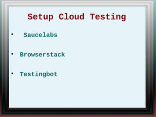 Dockerizing BDD : Ruby-Cucumber Example | PPT