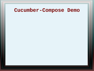 Dockerizing BDD : Ruby-Cucumber Example | PPT