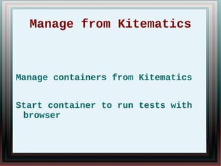 Dockerizing BDD : Ruby-Cucumber Example | PPT