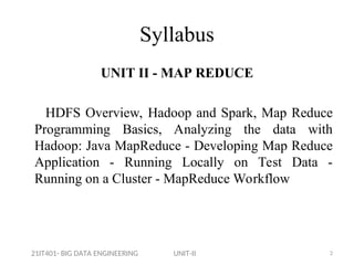 Big Data Engineering - MAP REDUCE - Unit-II.ppt