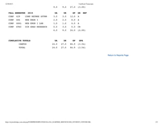 UnofficialTranscriptJanuary | PPT