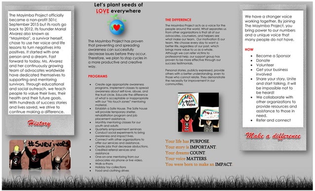 The Mayimba Project Broshure | PDF