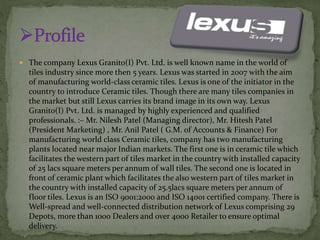 lexus tiles prasantation | PPTX