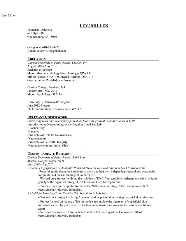 Levi_Miller_MolecularBiotech_resume | PDF