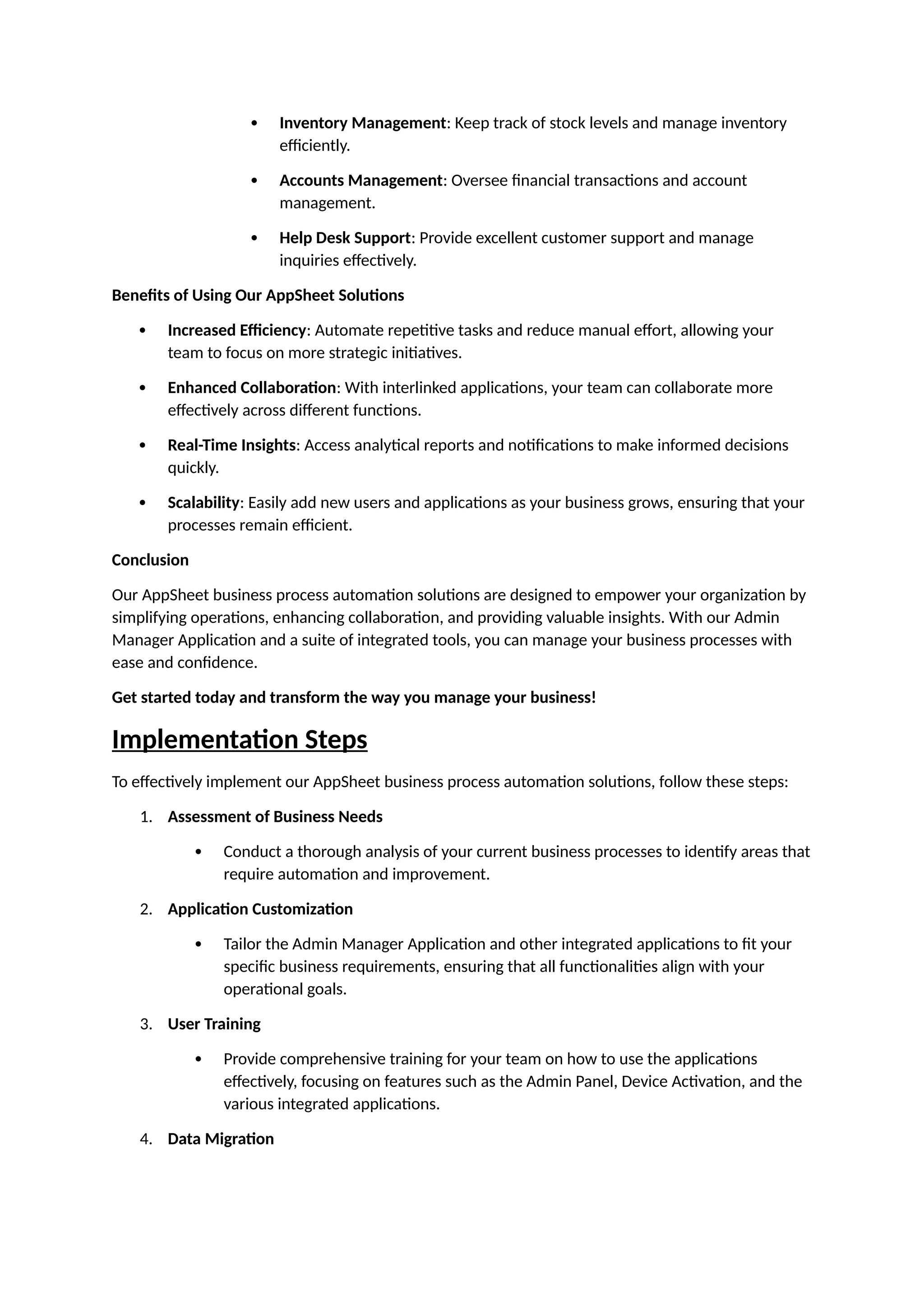 Appsheet business process automation in google cloud | PDF
