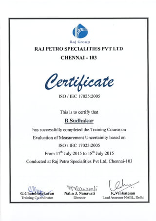 NABL Uncertainty Certifictae | PDF