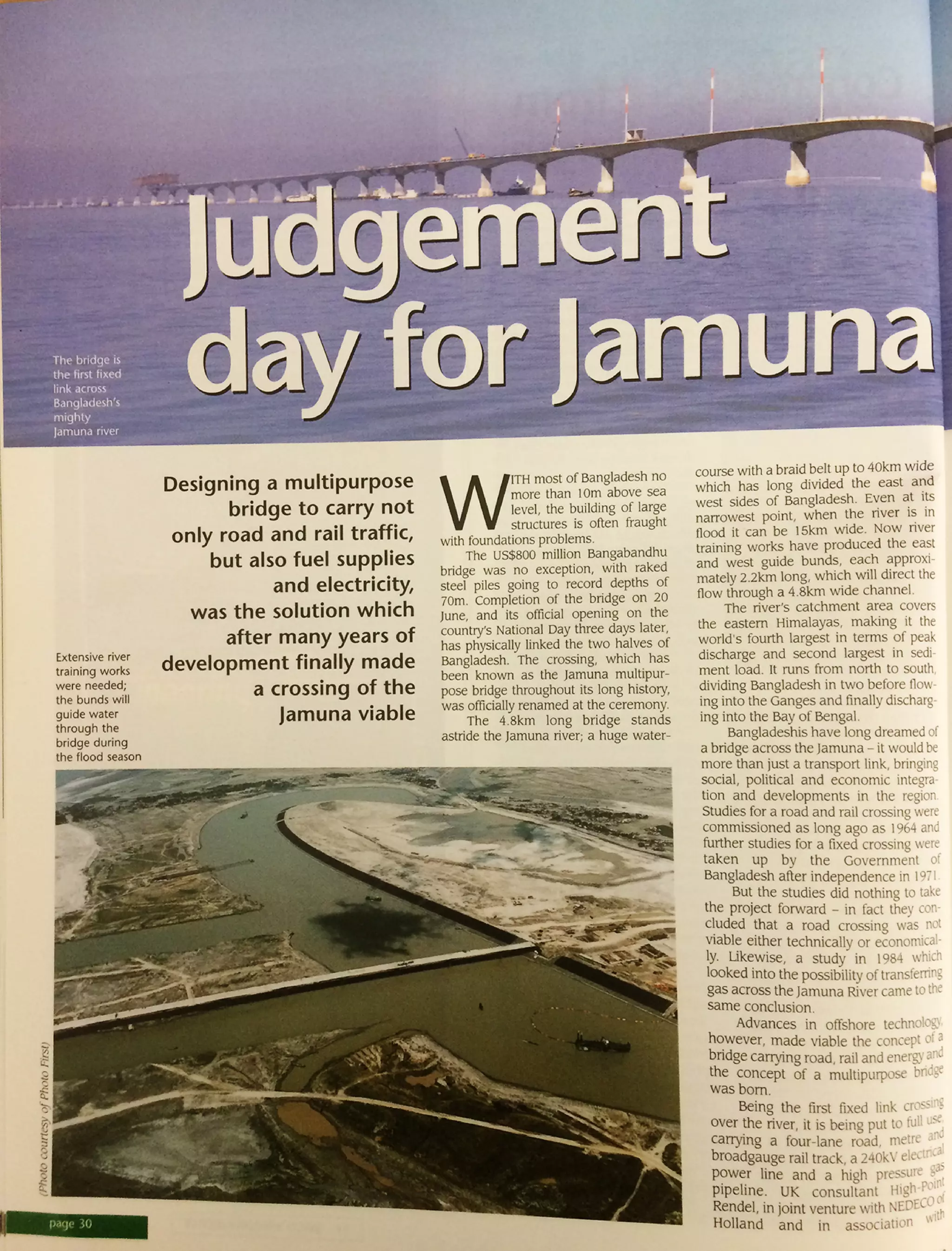 Bridge Design & Engineering - Jamuna Bridge 1998 | PDF