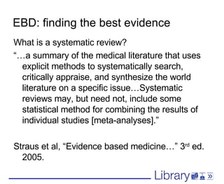 BDent1 - Finding the Best Evidence | PPT | Dental Health | Diseases and ...