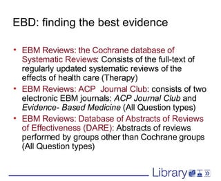 BDent1 - Finding the Best Evidence | PPT | Dental Health | Diseases and ...