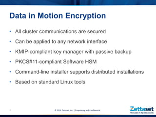 Zettaset Elastic Big Data Security for Greenplum Database | PPTX