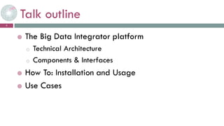 BDE SC3.3 Workshop - BDE Platform: Technical overview | PDF | Databases ...