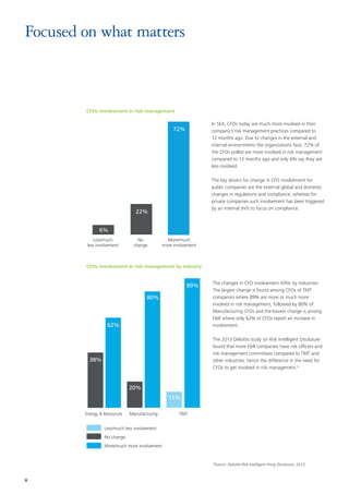 Deloitte SEA CFO Survey Q4 2013_Risk redefined | PDF | Financial ...