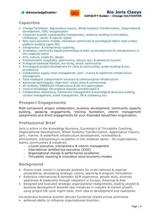 BIO Joris Claeys (EN) | PDF