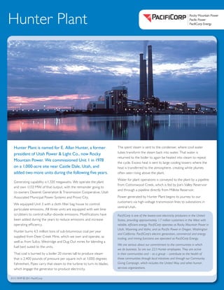 Pacificorp Hunter Plant | PDF