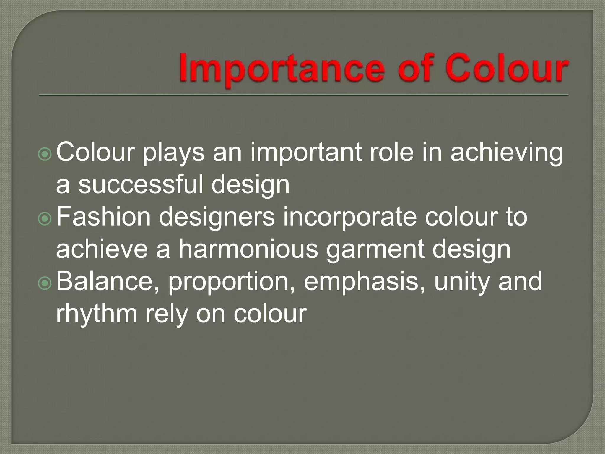 Bdft i, def, unit-i, color theory | PPT