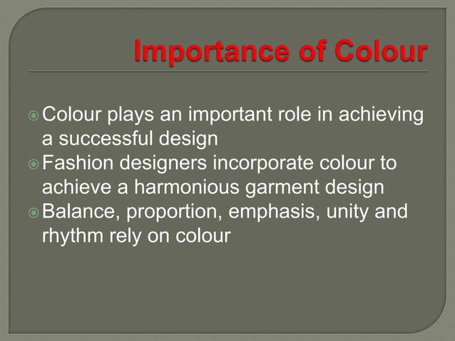 Bdft i, def, unit-i, color theory | PPT