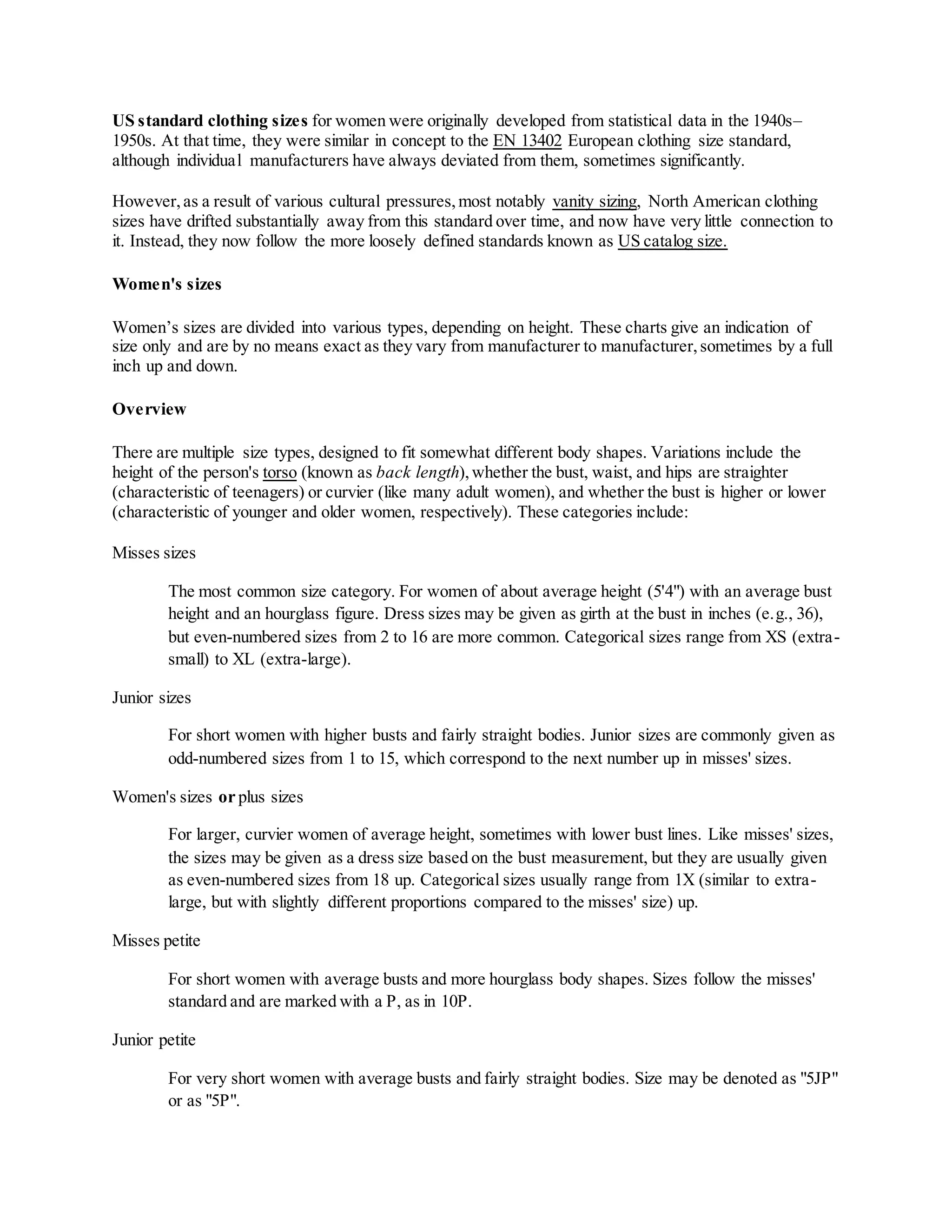 Bdft ii, drafting & pattern making, unit-i, standard measurement | DOCX