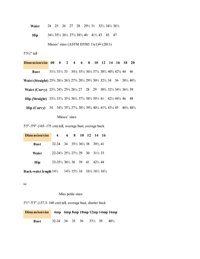 Bdft ii, drafting & pattern making, unit-i, standard measurement | DOCX