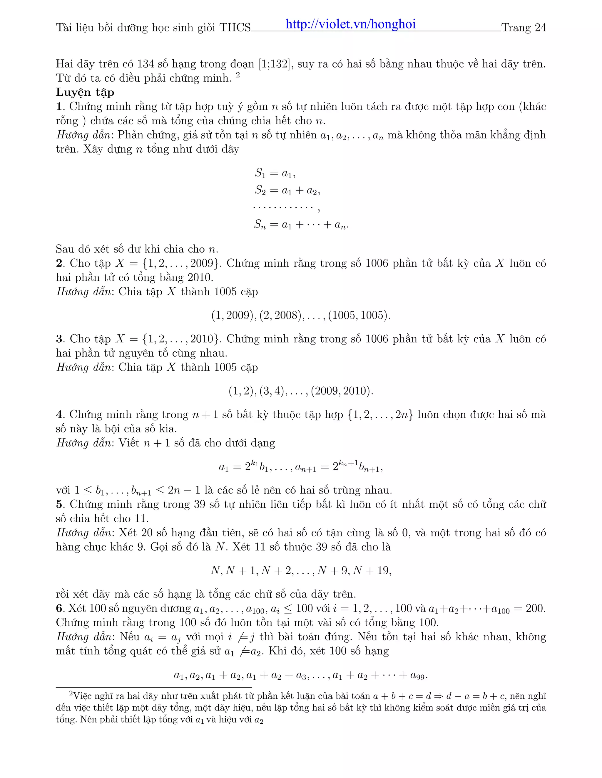 Bdhsg nguyen ly dirichle | PDF