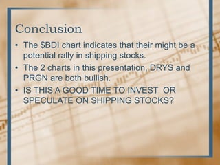 Baltic Dry Index | PPSX