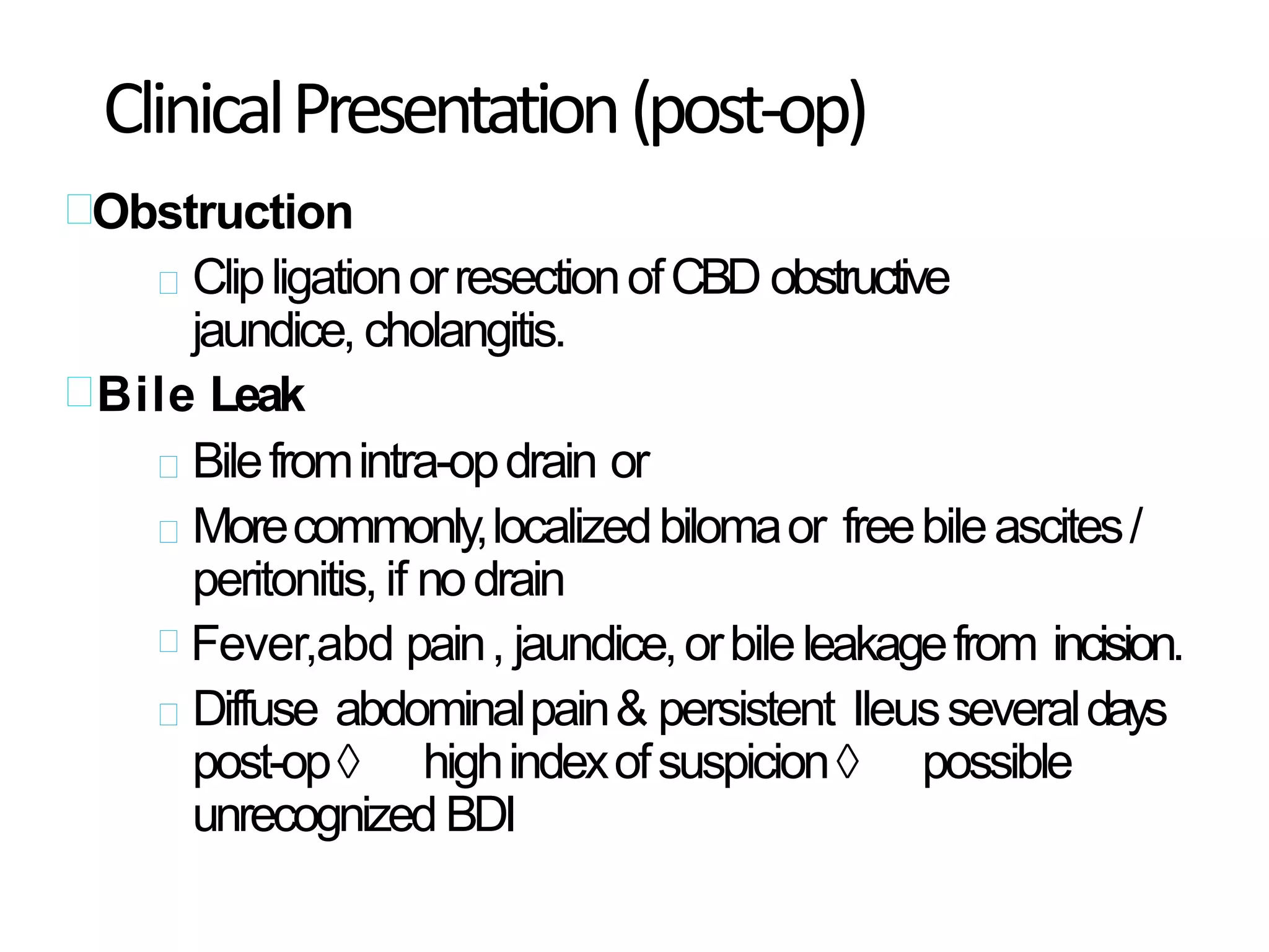 Bile duct injuries | PPTX