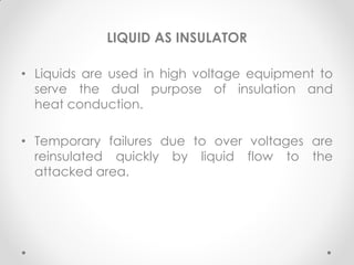 Chapter 02- Breakdown in liquid dielectrics | PDF