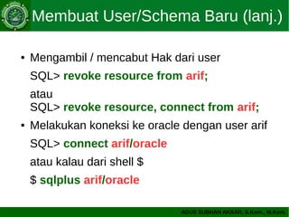 ORACLE Di Virtual Box : Ringkasan Penggunaan | PPT
