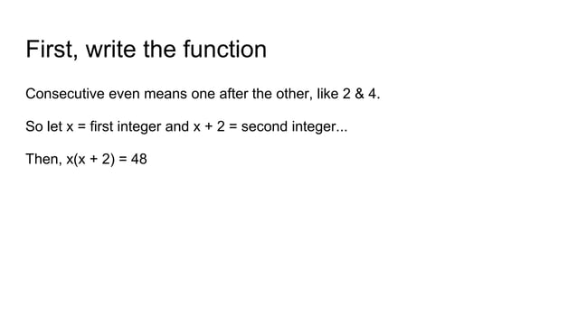 Modeling with quadratics | PPT