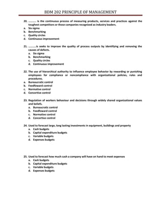 Bdm 202 take home 1 | DOCX | Executive Leadership & Management | Business