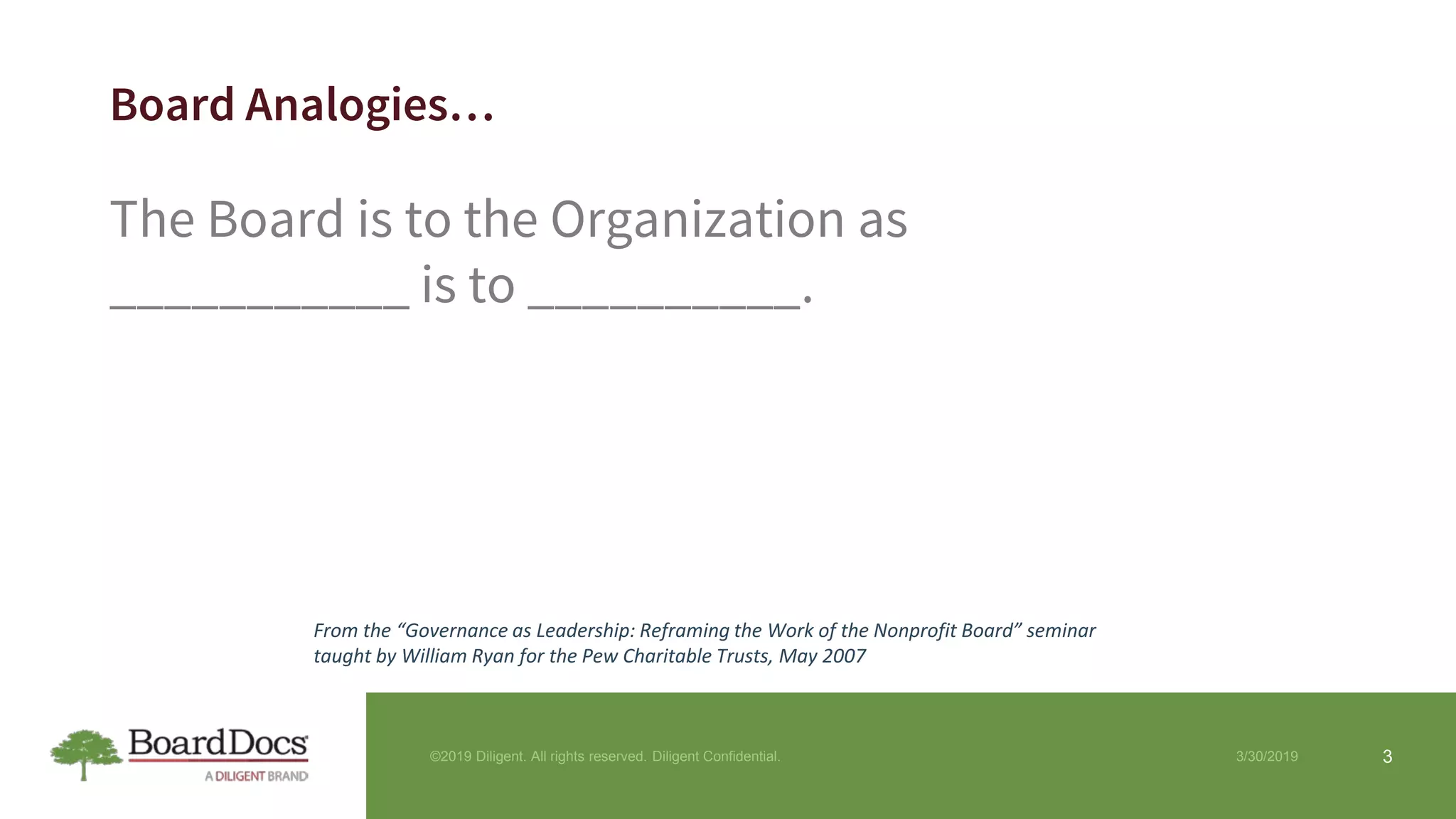 Making Sense: Generating Better Board Decisions with BoardDocs | PPT