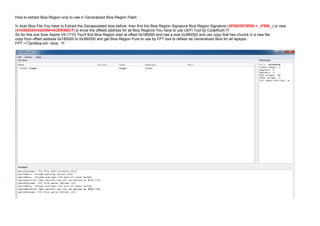 Bd master guide extract encapsulated bios | PDF